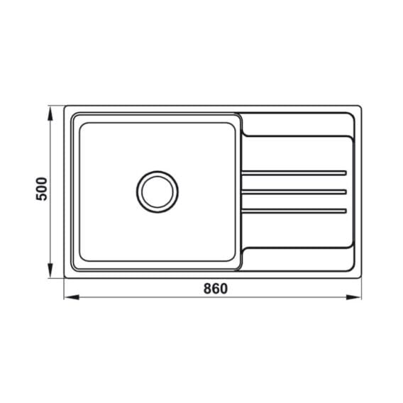 Chậu rửa bát Hafele Valerian HS-SS8650 567.20.266 | Häfele Việt Nam ...