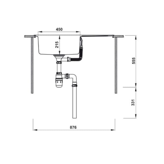 Chậu rửa bát Hafele Valerian HS-SS8650 567.20.266 | Häfele Việt Nam ...